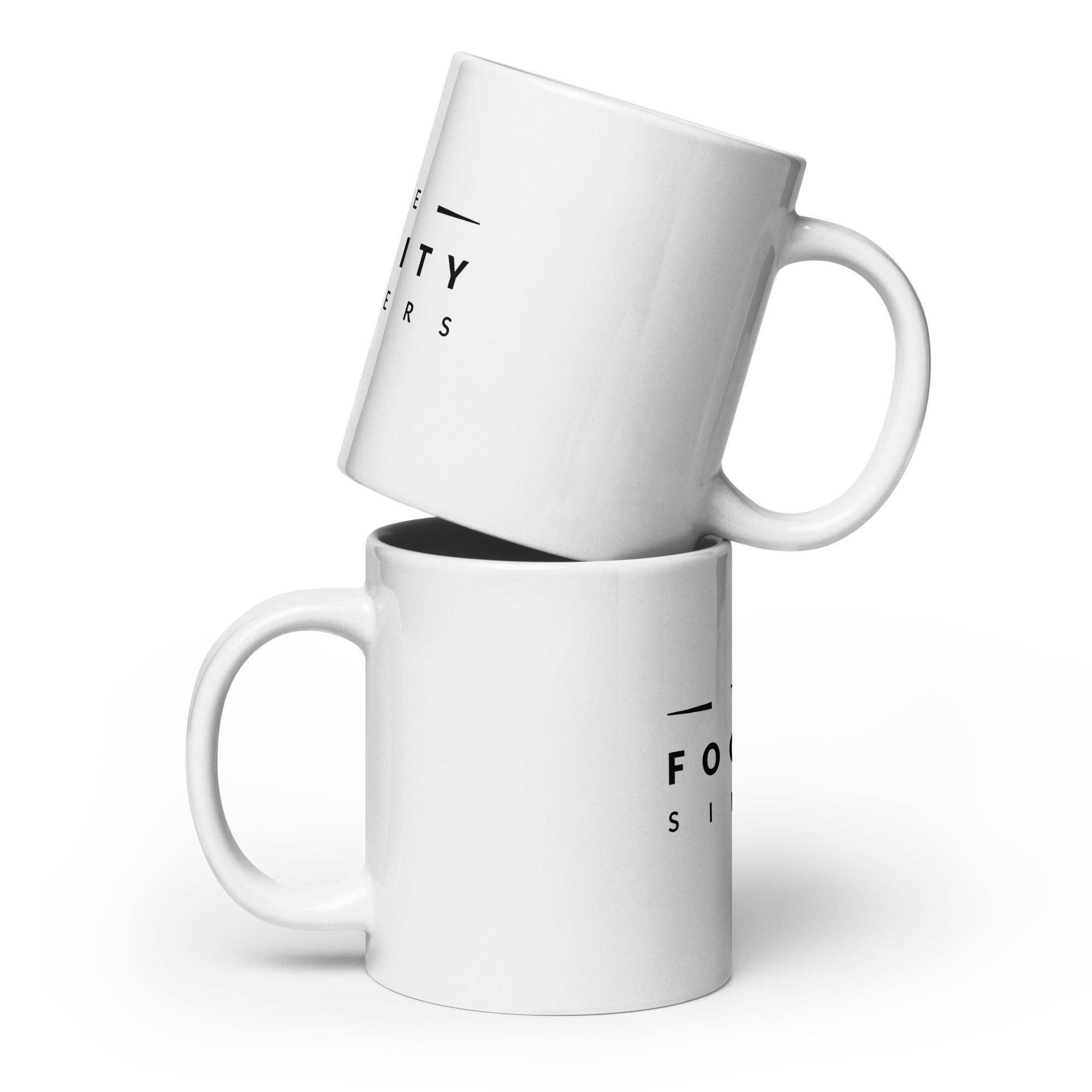 White glossy mug – Custom Quartet Stuff