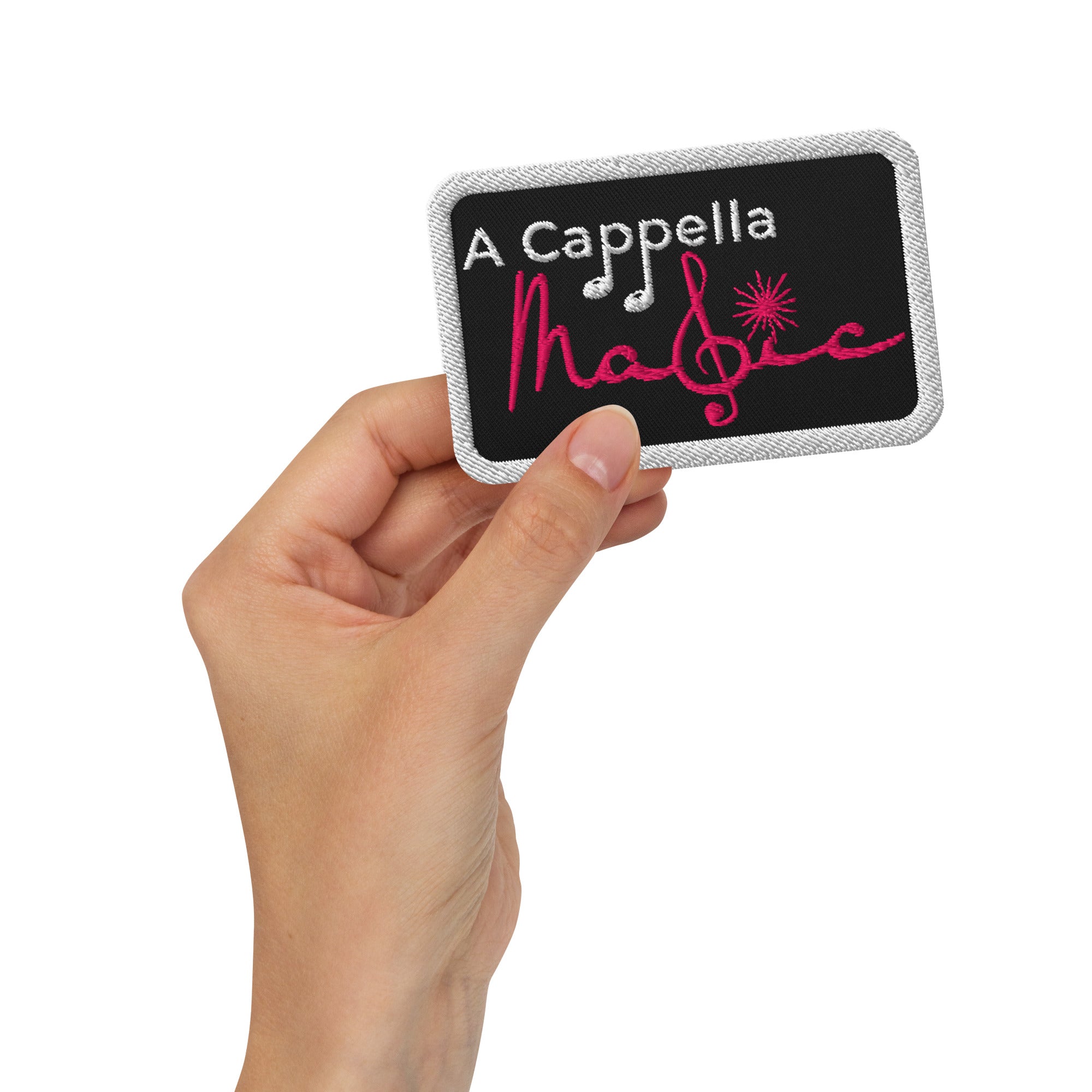 A Cappella Magic Embroidered patches – Custom Quartet Stuff